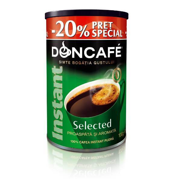 Doncafé Selected Instant – rasfat cu gust bogat - casamea.ro